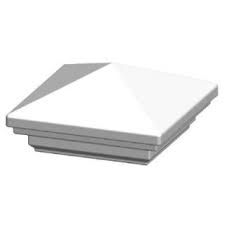 AZEK Post Cap Pyramid 5.5"x5.5" White